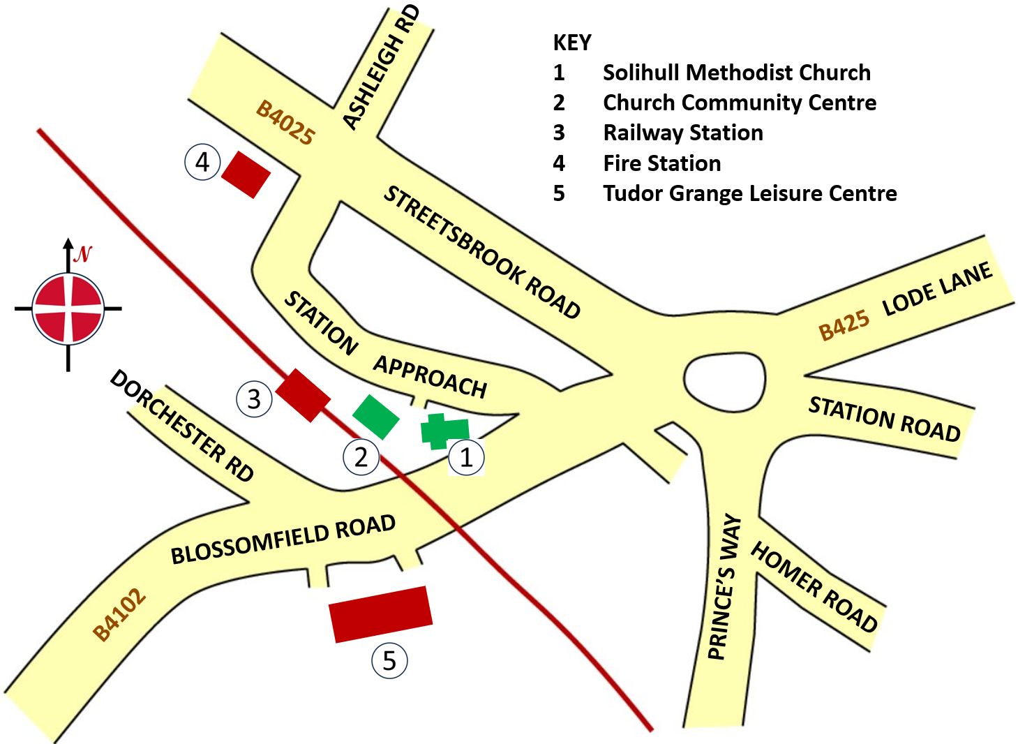 Find Us - Solihull Methodist Church